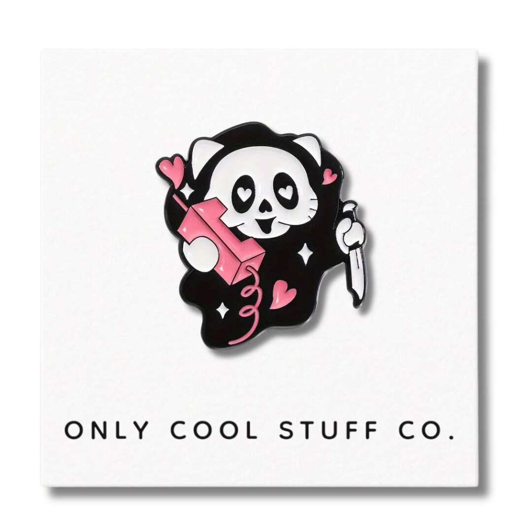 Scream Ghostface Cartoon Enamel Pin, Pin Collector, Pin Collection ...