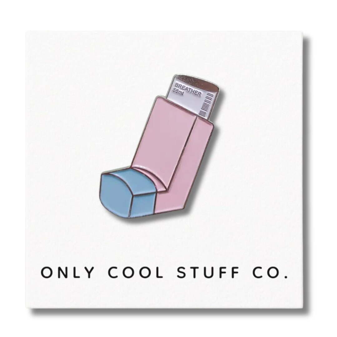Inhaler Pin, Enamel Pin, Pin Collector, Pin Collection, Inhaler Holder ...