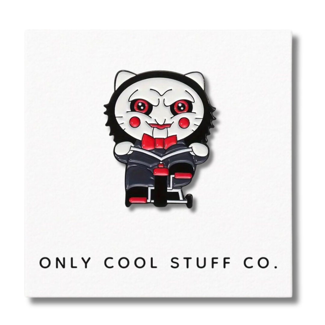 Billy the Puppet Cartoon Enamel Pin, Pin Collector, Pin Collection ...