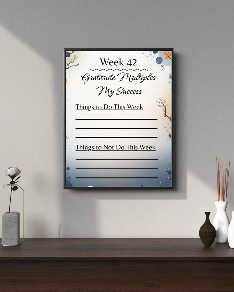 52-week Affirmation Calendar | Printable Weekly Affirmations for ...