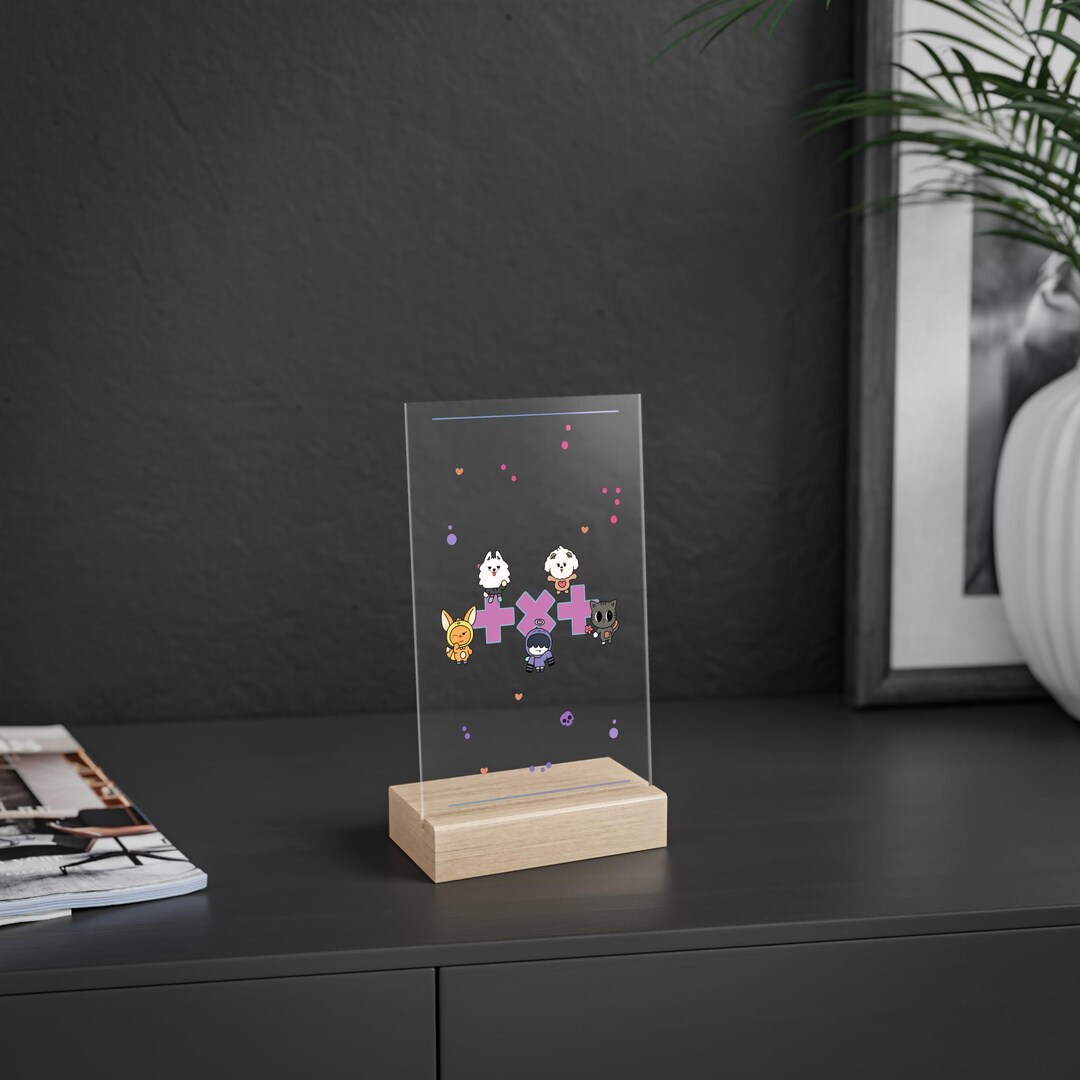 TXT Kpop Acrylic Sign, Music Room Decor, TXT Fans, Kpop Gifts, Unique ...