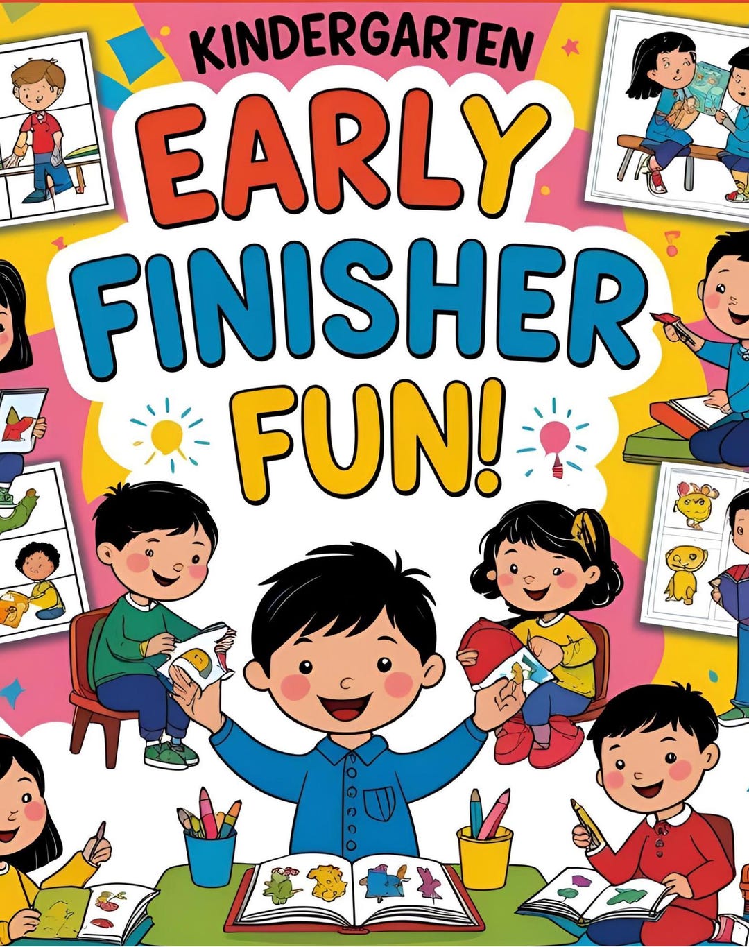Montessori Coloring Book, Early Finisher Activities, Preschool Learning ...