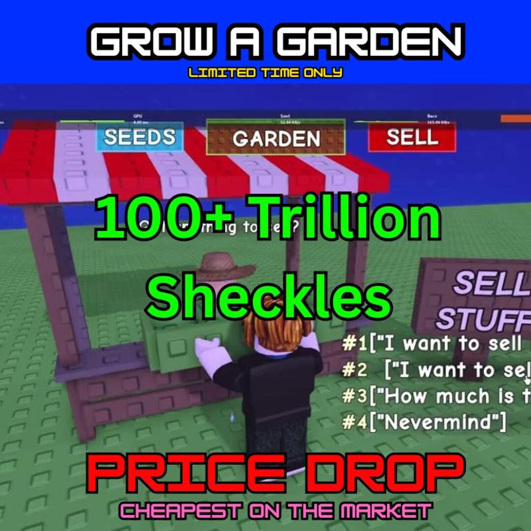 Grow A Garden 100 Trillion Sheckles 100T Roblox (READ DESC) - Etsy