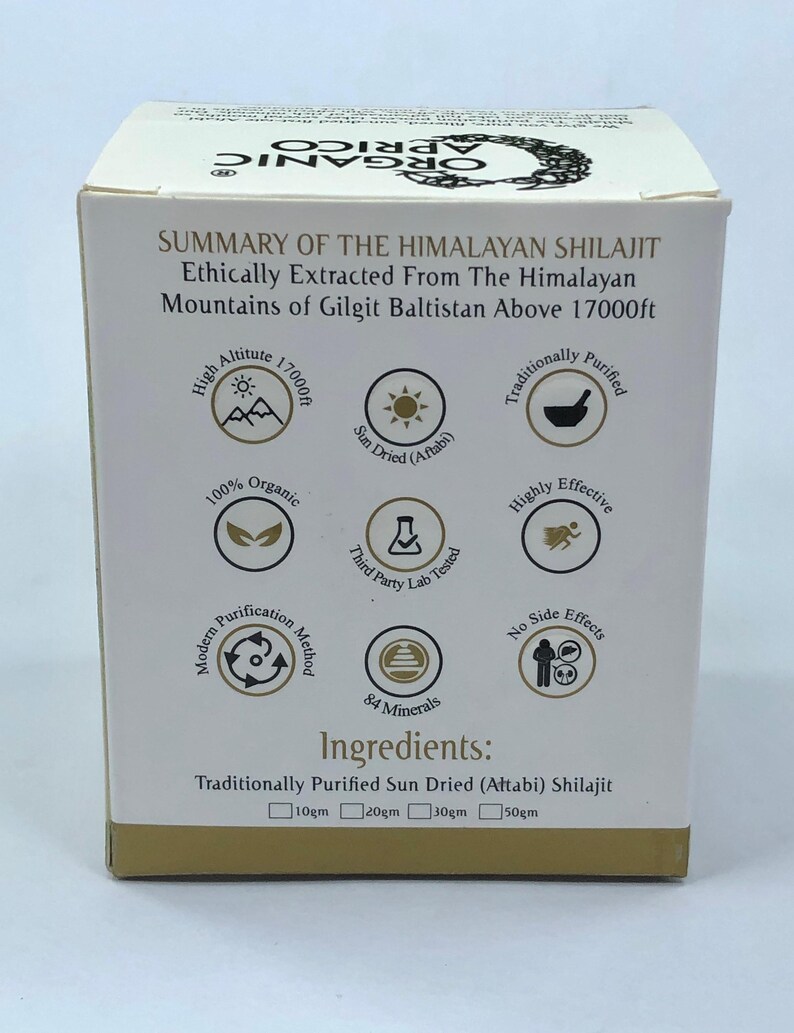 Organic Himalayan Shilajit Resin, 85+ Trace Minerals, Fulvic Acid - Etsy