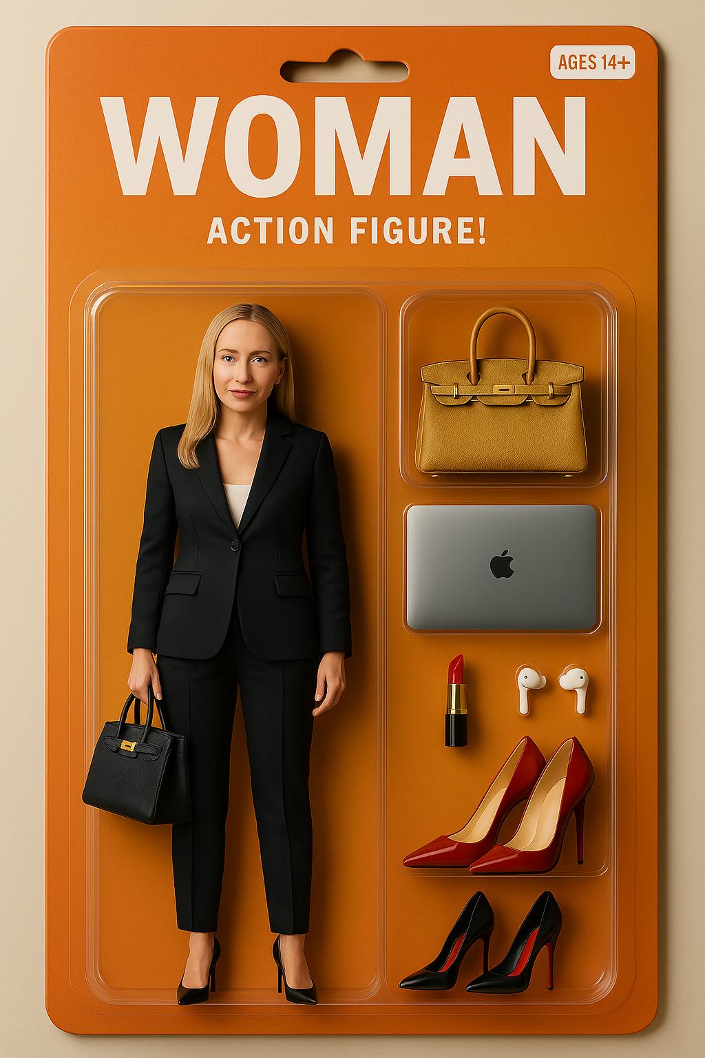 Personalized Action Figure Woman - "starter Pack" - Etsy