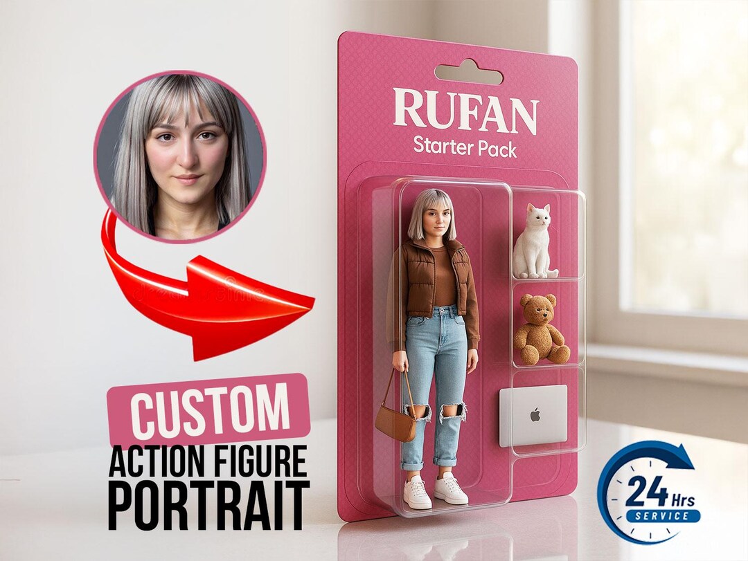 CUSTOM ACTION FIGURE - "starter Pack" - Etsy