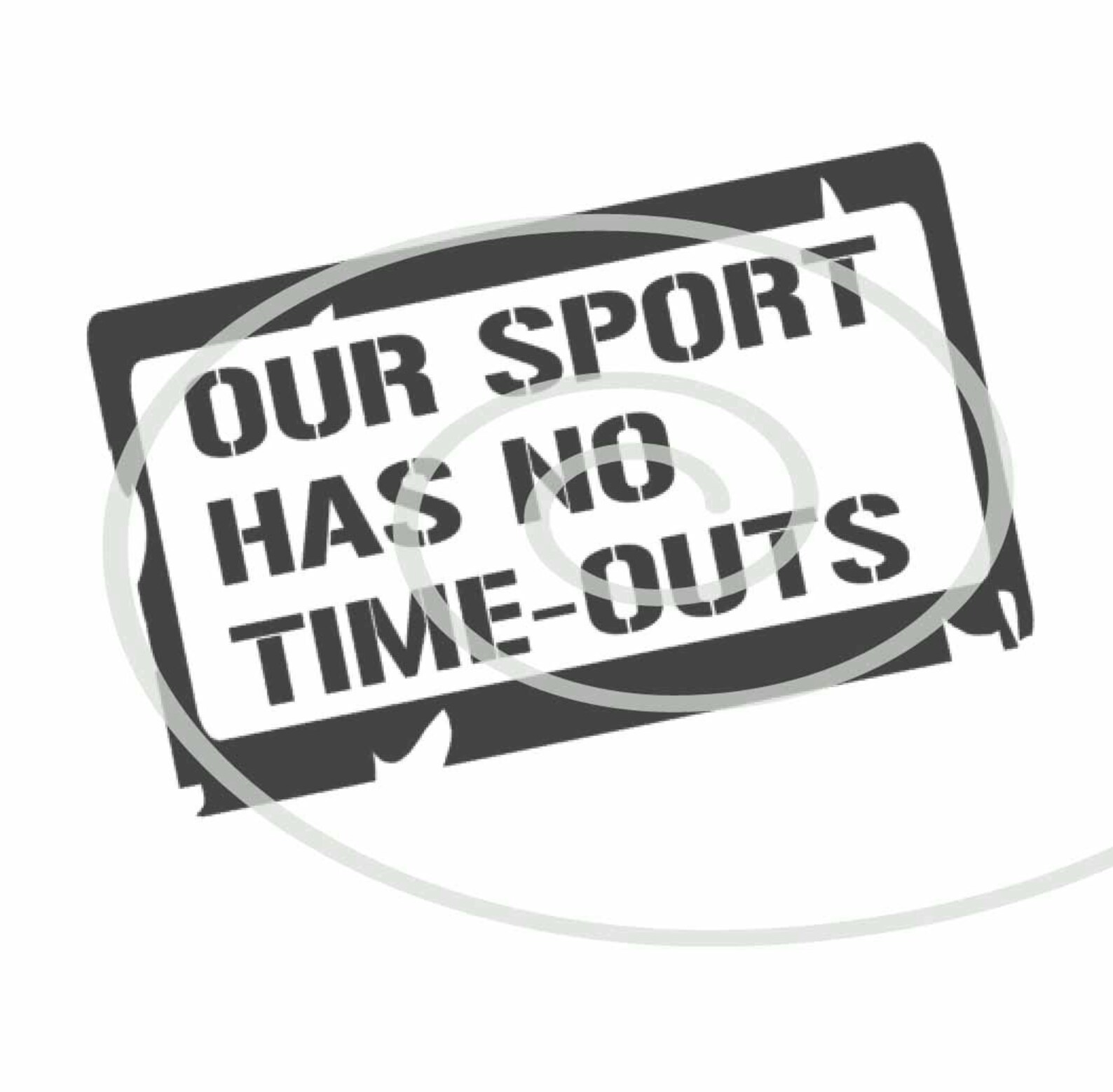 Our Sport Has No Time Outs - Silhouette Cut File - Etsy
