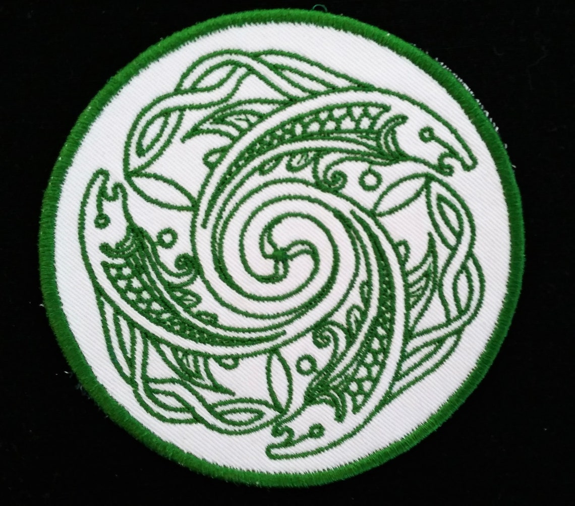 Three Celtic Fish Iron on Patch 4 | Etsy