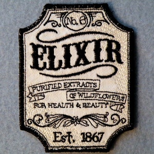 Apothecary Elixir No.6 on Twill Iron on Patch 2.96 X 3.86 - Etsy