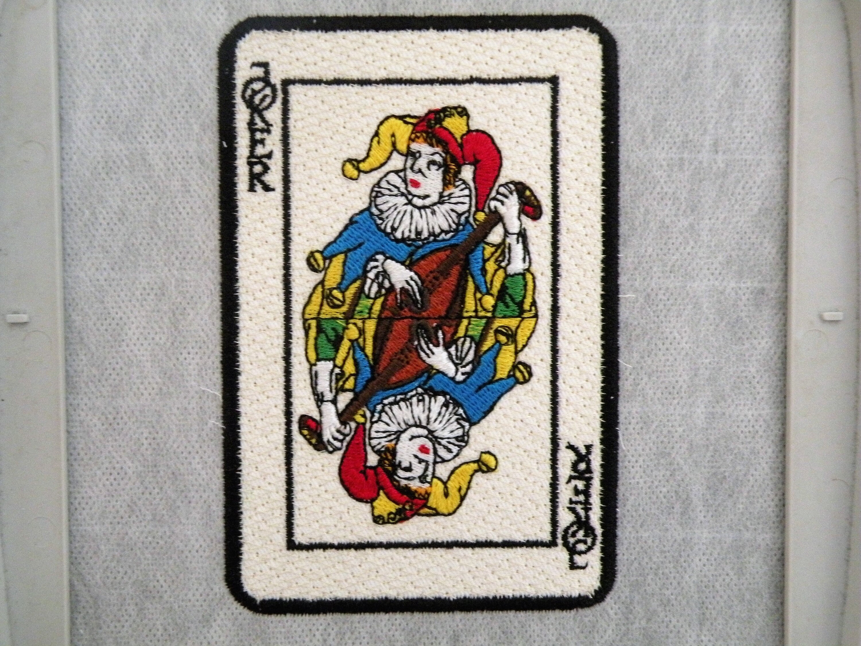 Playing Card Iron on Patch 3 x 4.5. | Etsy