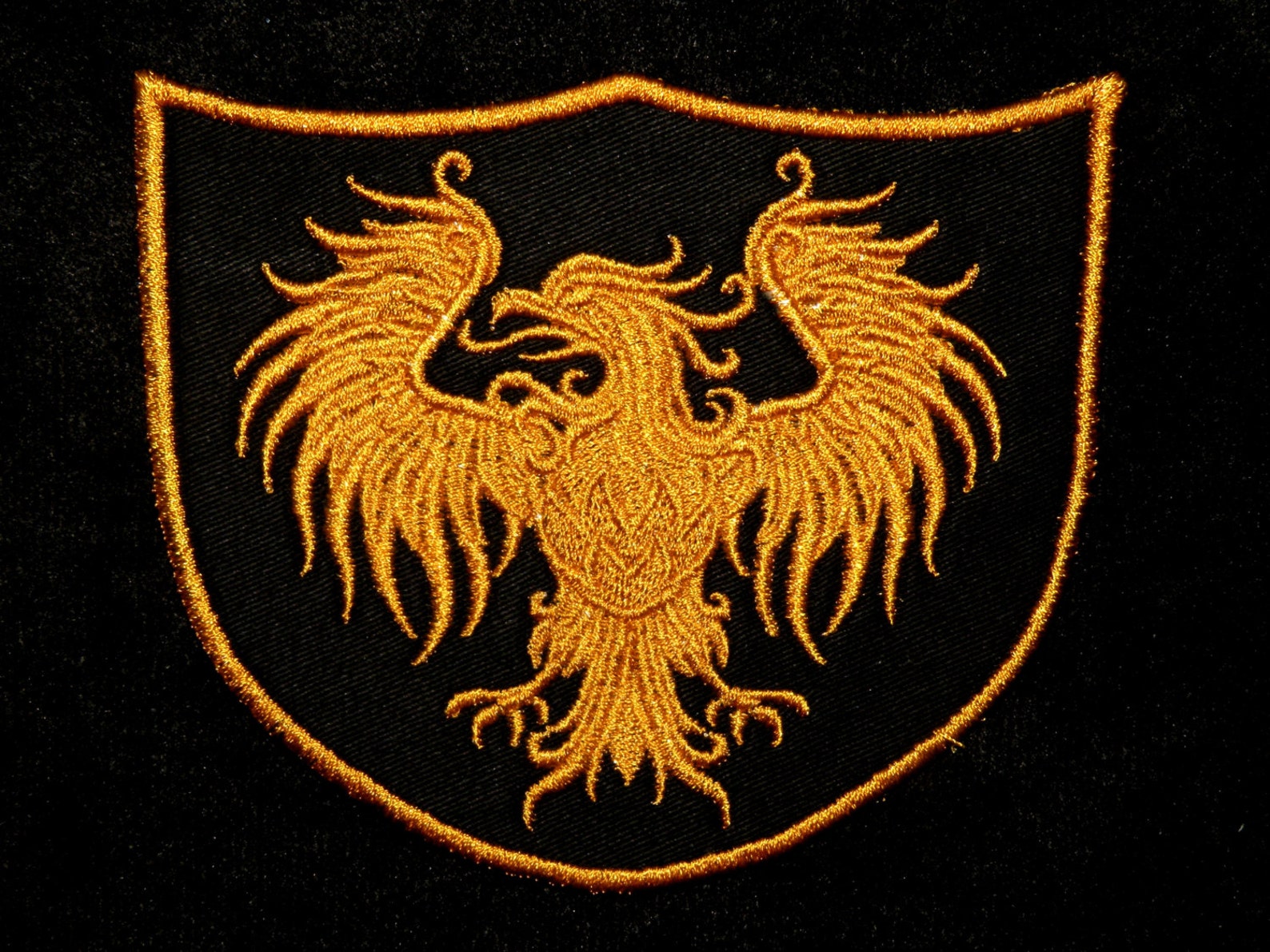 Gilded Eagle Shield Iron on Patch 4.5 X 4 | Etsy