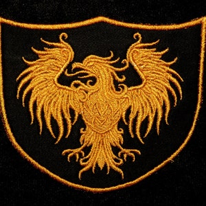 Gilded Eagle Shield Iron on Patch 4.5" X 4" - Etsy