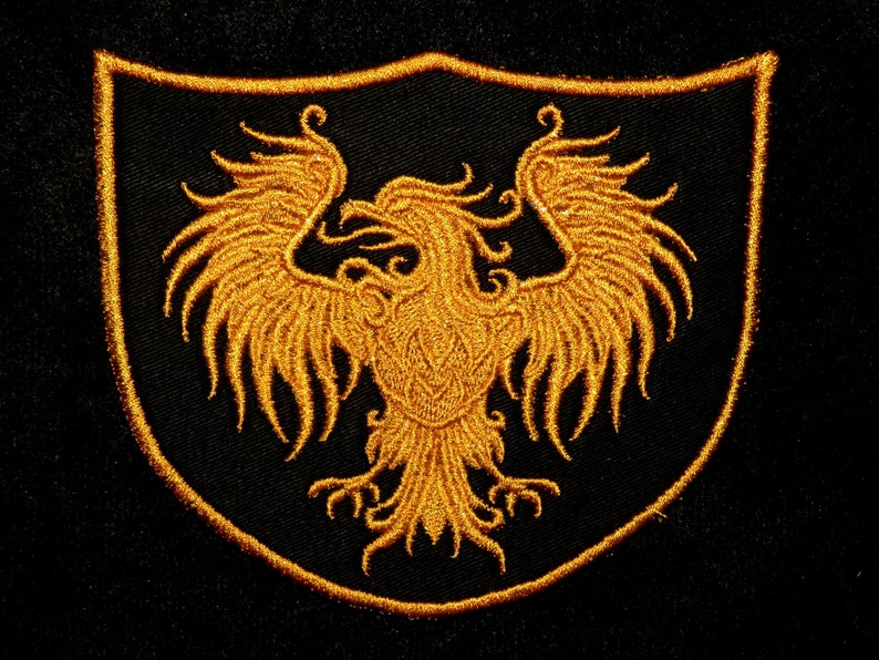 Gilded Eagle Shield Iron on Patch 4.5 X 4 - Etsy