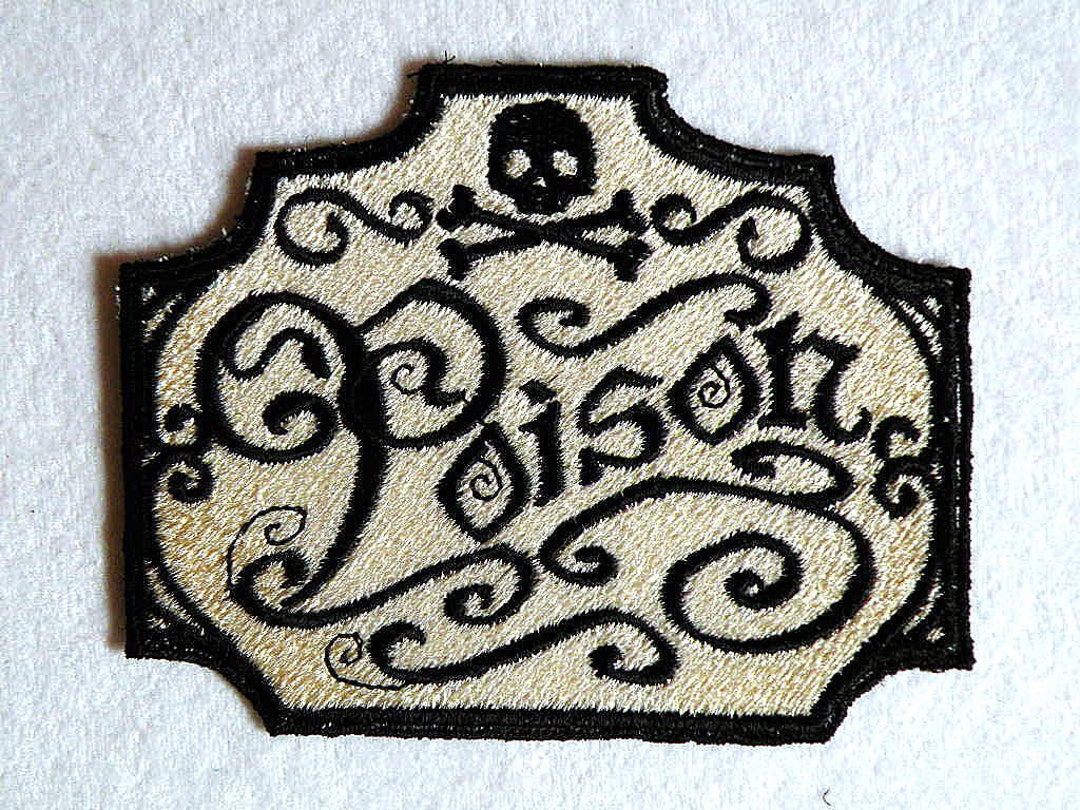 Apothecary Poison Iron on Patch 3.97" X 3.13" - Etsy