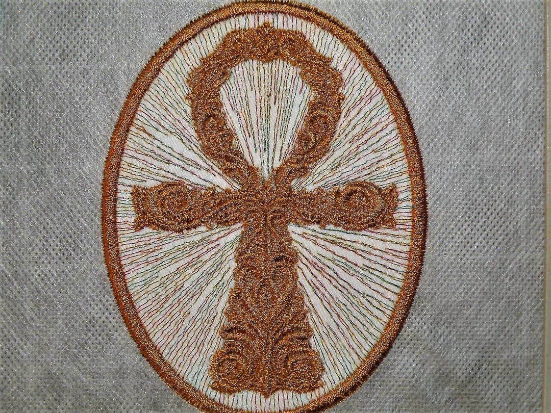 Egyptian Ankh Iron on Patch 3.28" X 4.31" - Etsy