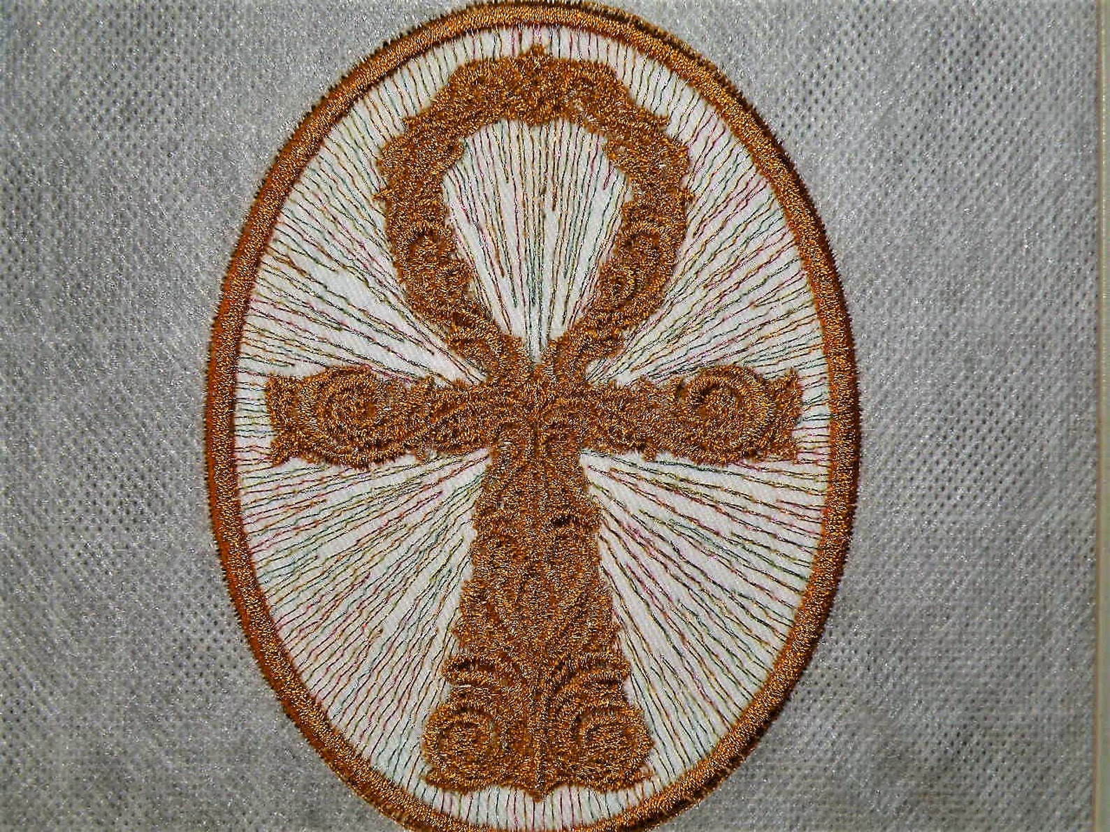 Egyptian Ankh Iron on Patch 3.28" X 4.31" - Etsy