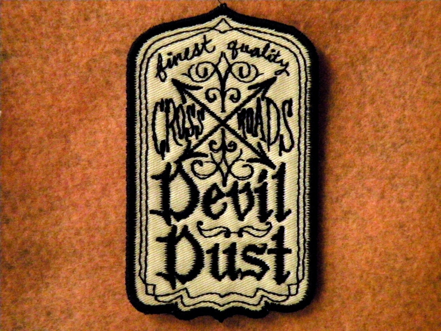 Apothecary Devil Dust Iron on Patch on Twill 2.38 X - Etsy