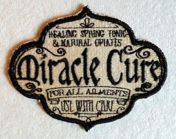 Miracle Cure Iron on Patch 3.90" X 3" - Etsy