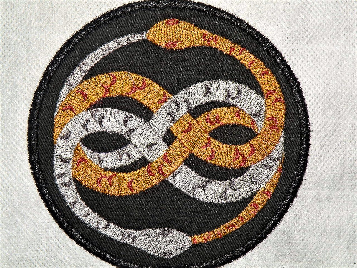 Double Infinity Snakes Iron on Patch 4 - Etsy