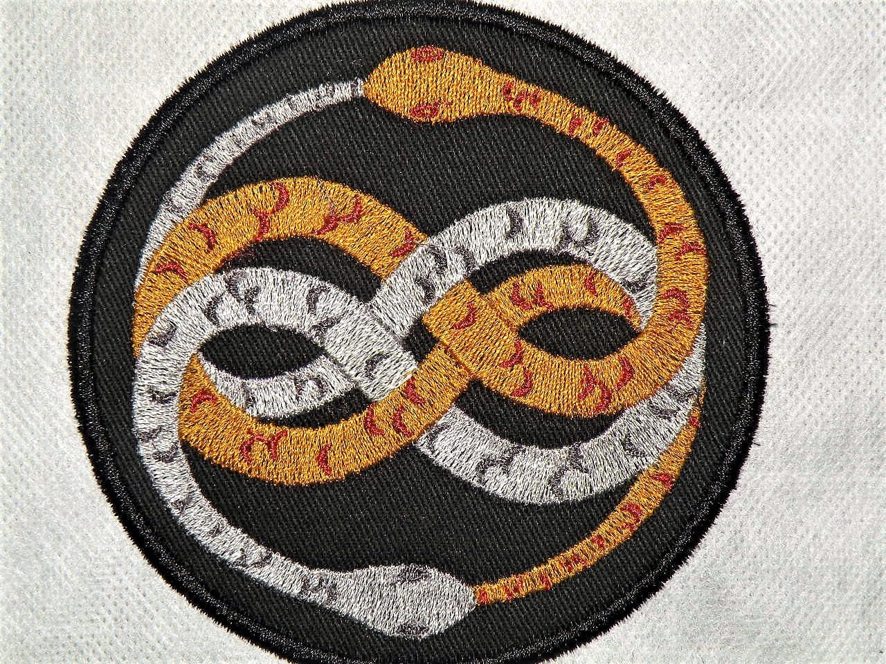 Double Infinity Snakes Iron on Patch 4 | Etsy