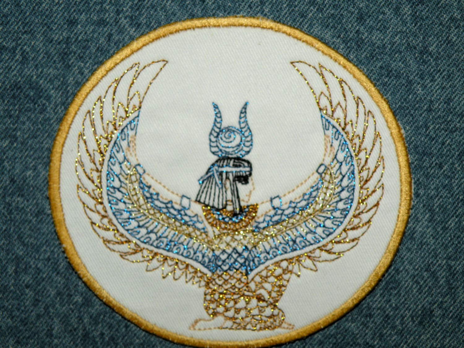 Egyptian Goddess Isis Iron on Patch 4.55 X 4.27 - Etsy