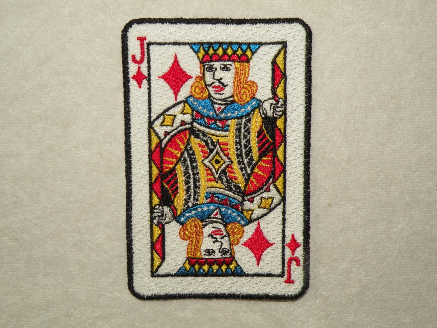 Playing Card Iron on Patch 3 X 4.5. - Etsy UK