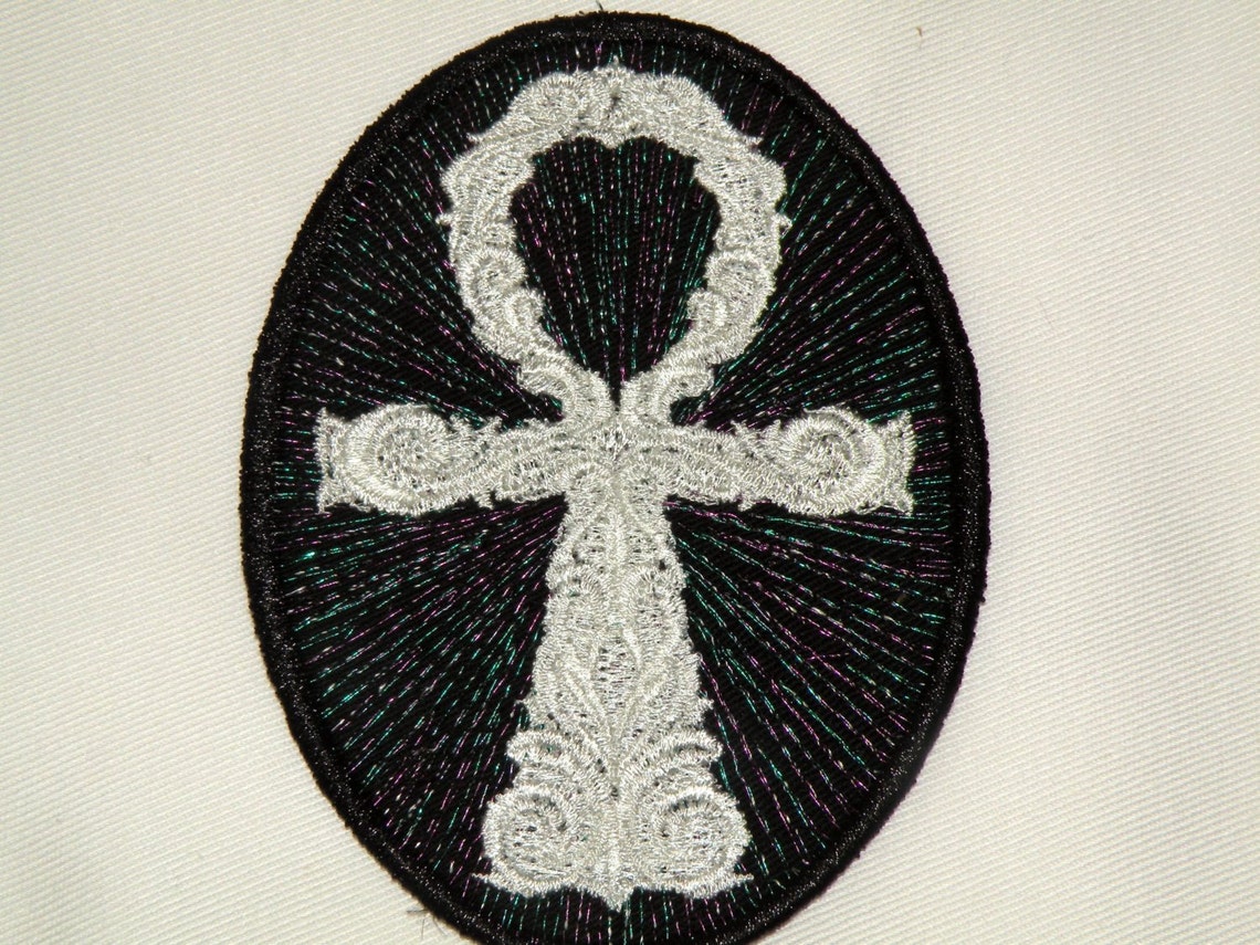 Egyptian Ankh Iron on Patch 3.28 X 4.31 - Etsy