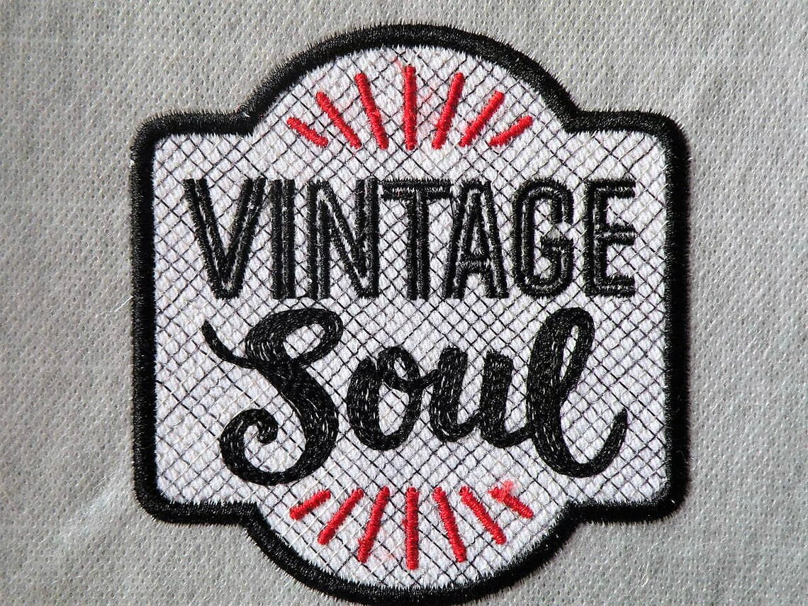 Vintage Soul Iron on Patch 345 X 3.66 | Etsy