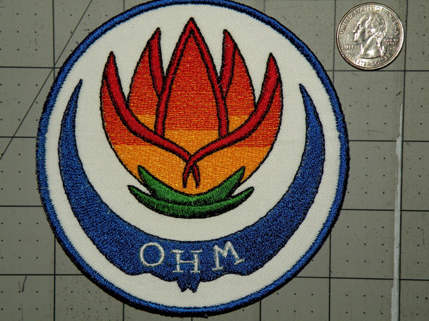 Ohm Iron on Patch 4.5 Inch - Etsy