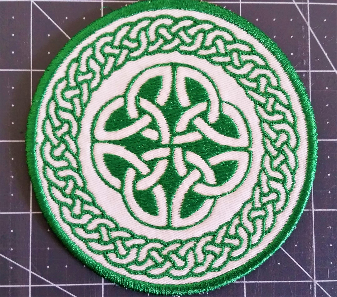 Celtic Knotwork Iron on Patch 4 - Etsy