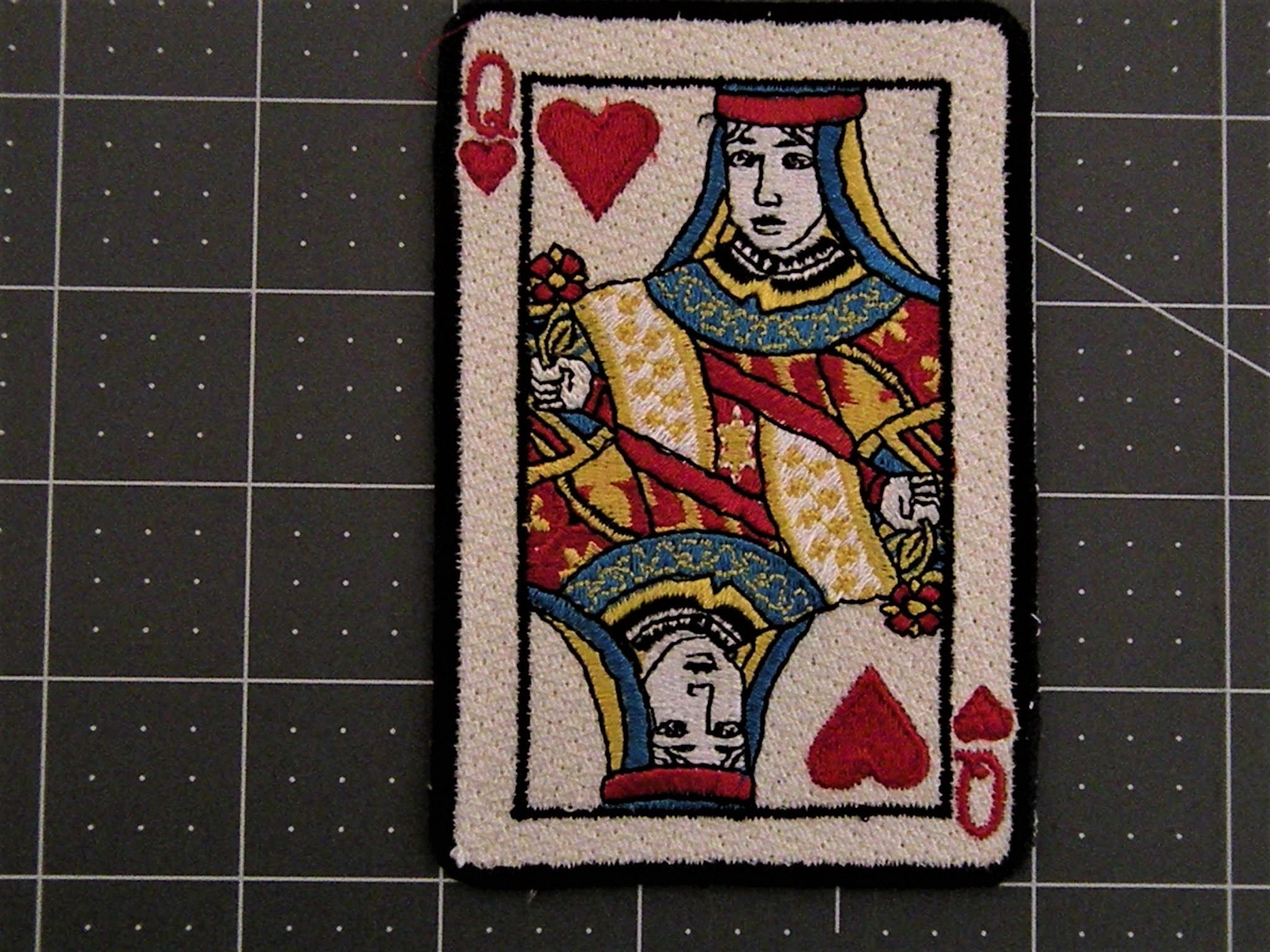 Playing Card Iron on Patch 3 X 4.5. - Etsy UK