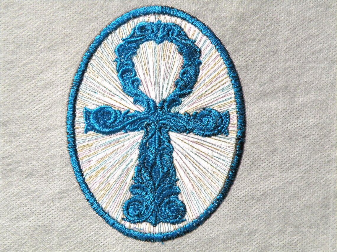 Egyptian Ankh Iron on Patch 3.28" X 4.31" - Etsy