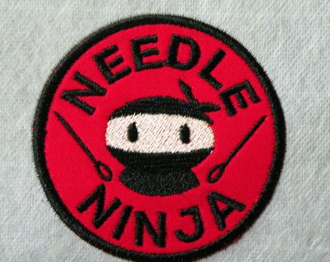 Needle Ninja Iron on Patch 3.25 - Etsy