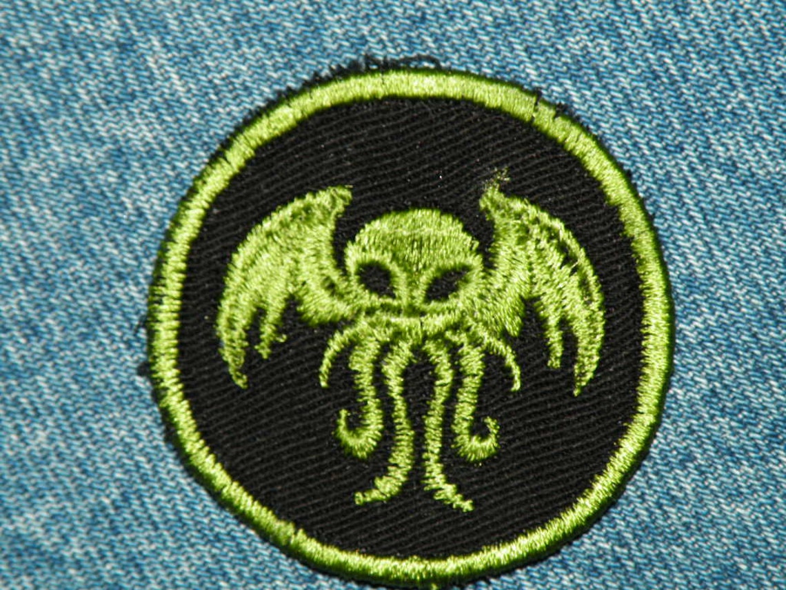 Cthulhu Mini Iron on Patch 2 - Etsy