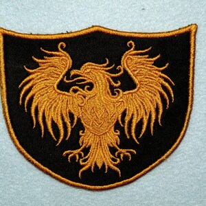 Gilded Eagle Shield Iron on Patch 4.5" X 4" - Etsy