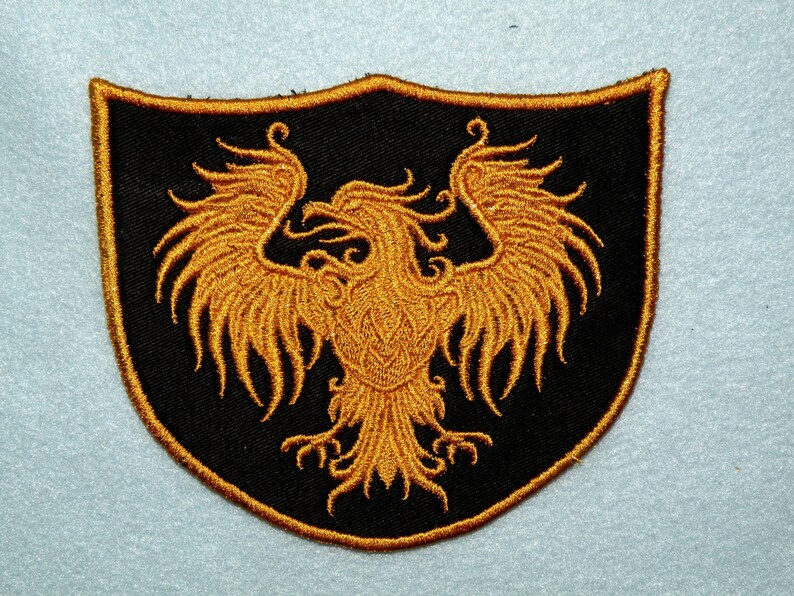 Gilded Eagle Shield Iron on Patch 4.5 X 4 - Etsy
