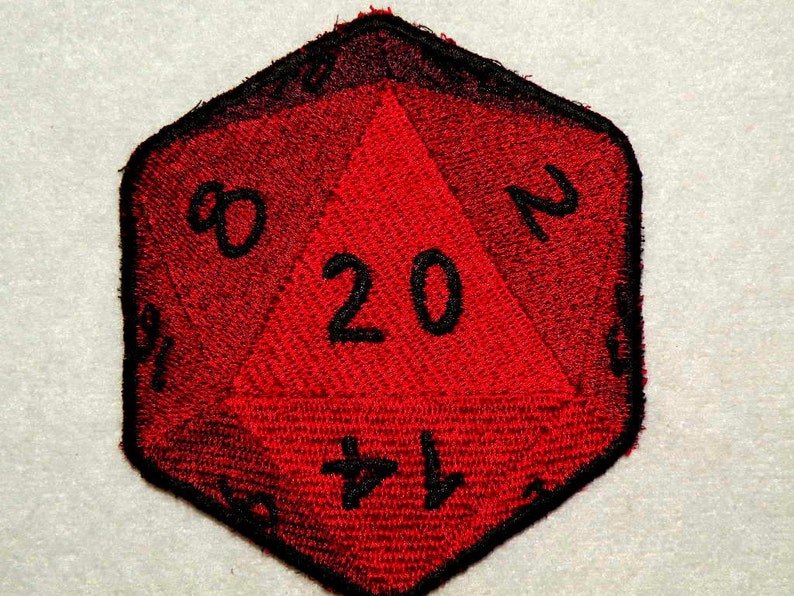 Red D-20 Iron on Patch 3.42 X 3.28" - Etsy