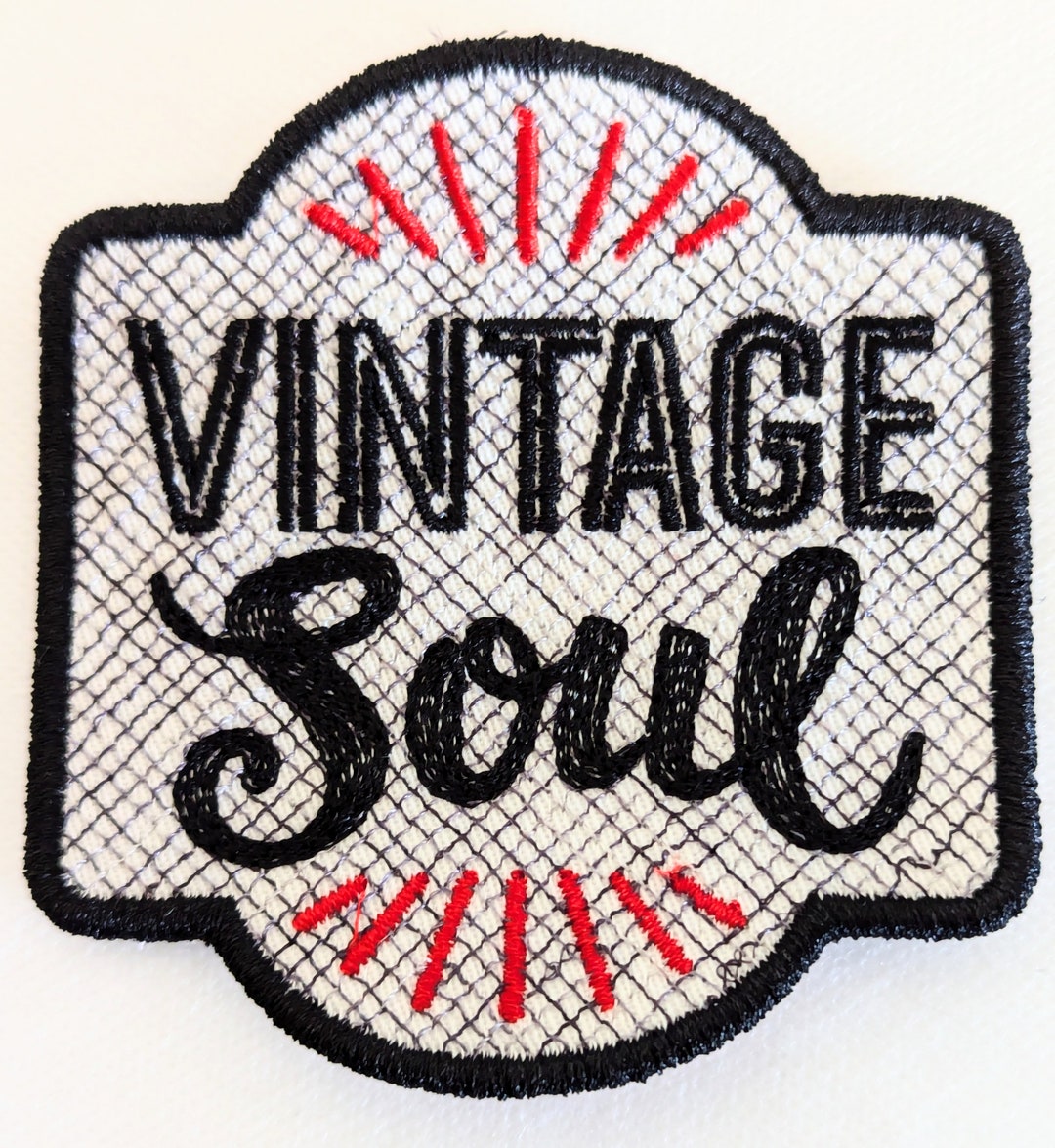 Vintage Soul Iron on Patch 3,45" X 3.66" - Etsy