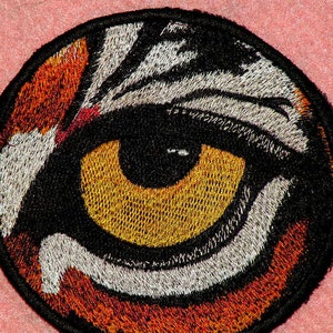 Eye of the Tiger Iron on Patch 4" - Etsy