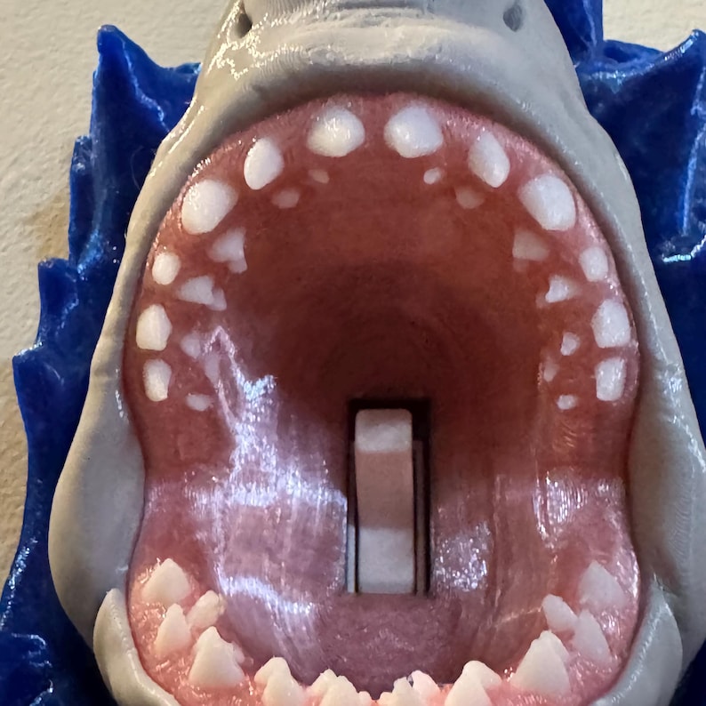 Jaws Shark Light Switch Cover: Ocean Theme Decor - Etsy