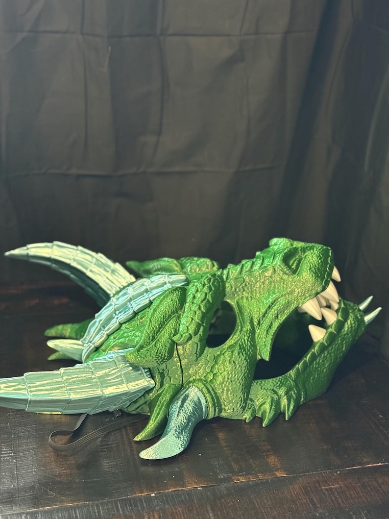 Large - Dragonborn Halloween Cosplay Dragon Mask - Etsy