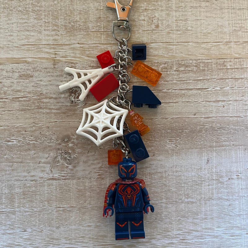 Spiderman Keychain - Etsy