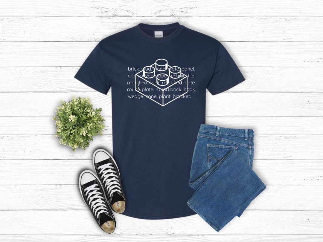 Brick Names, LEGO Inspired T-shirt - Etsy