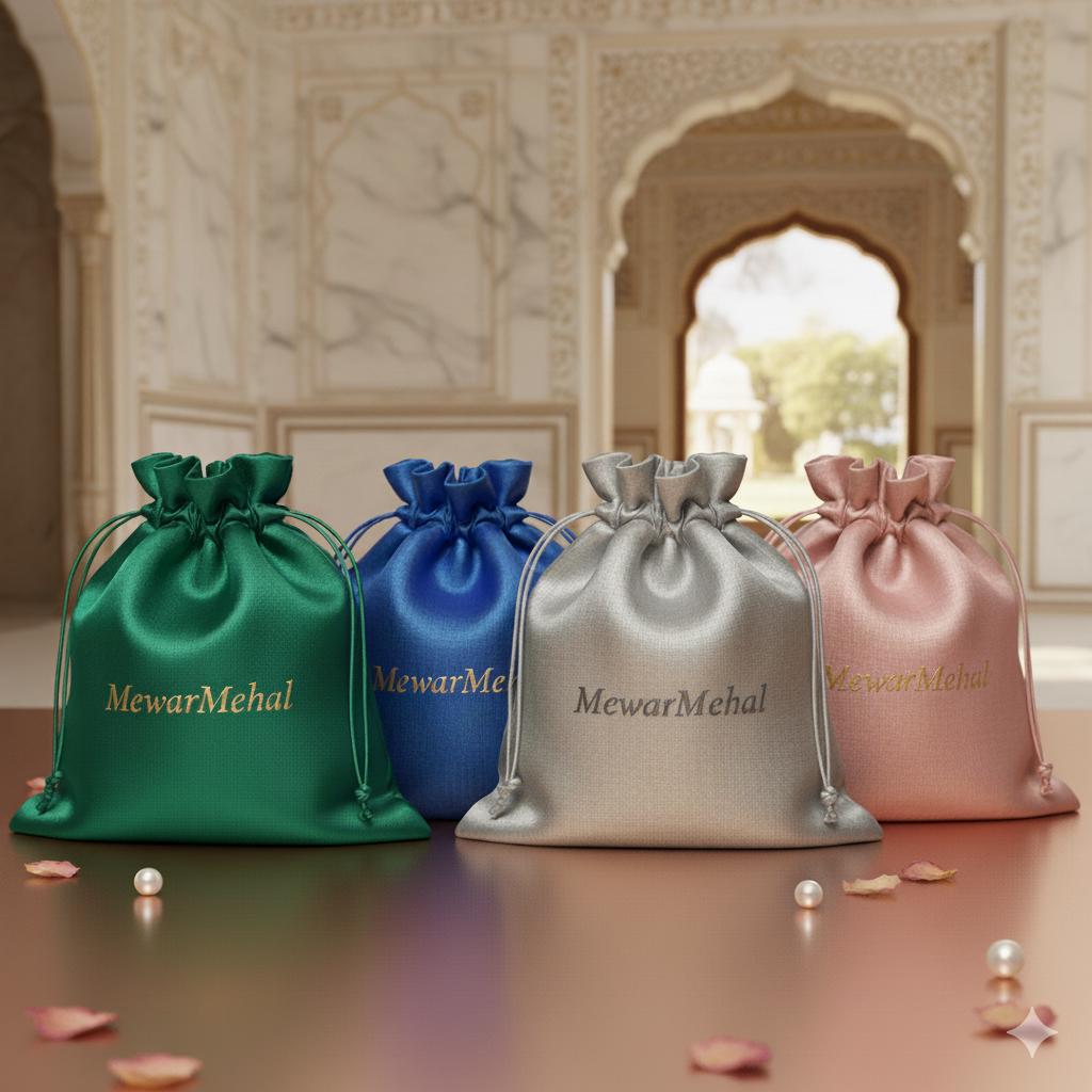 Custom Silk Drawstring Bag | Personalized Silk Pouch | Jewelry Gift Bag ...