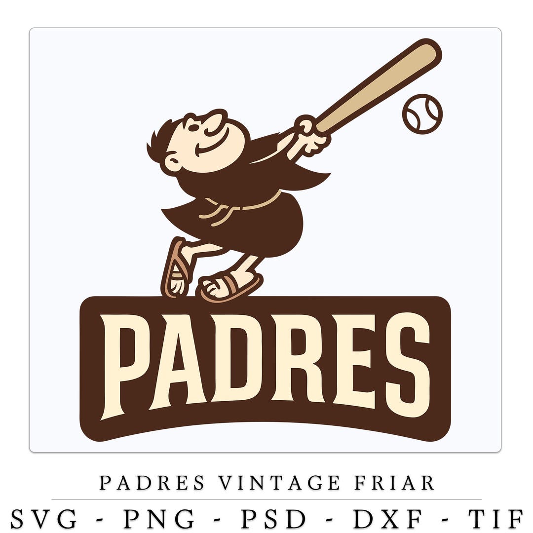 Padres Shirt Graphic Svg Png Dxf Baseball Logo – Alternate Fan Art Cut ...