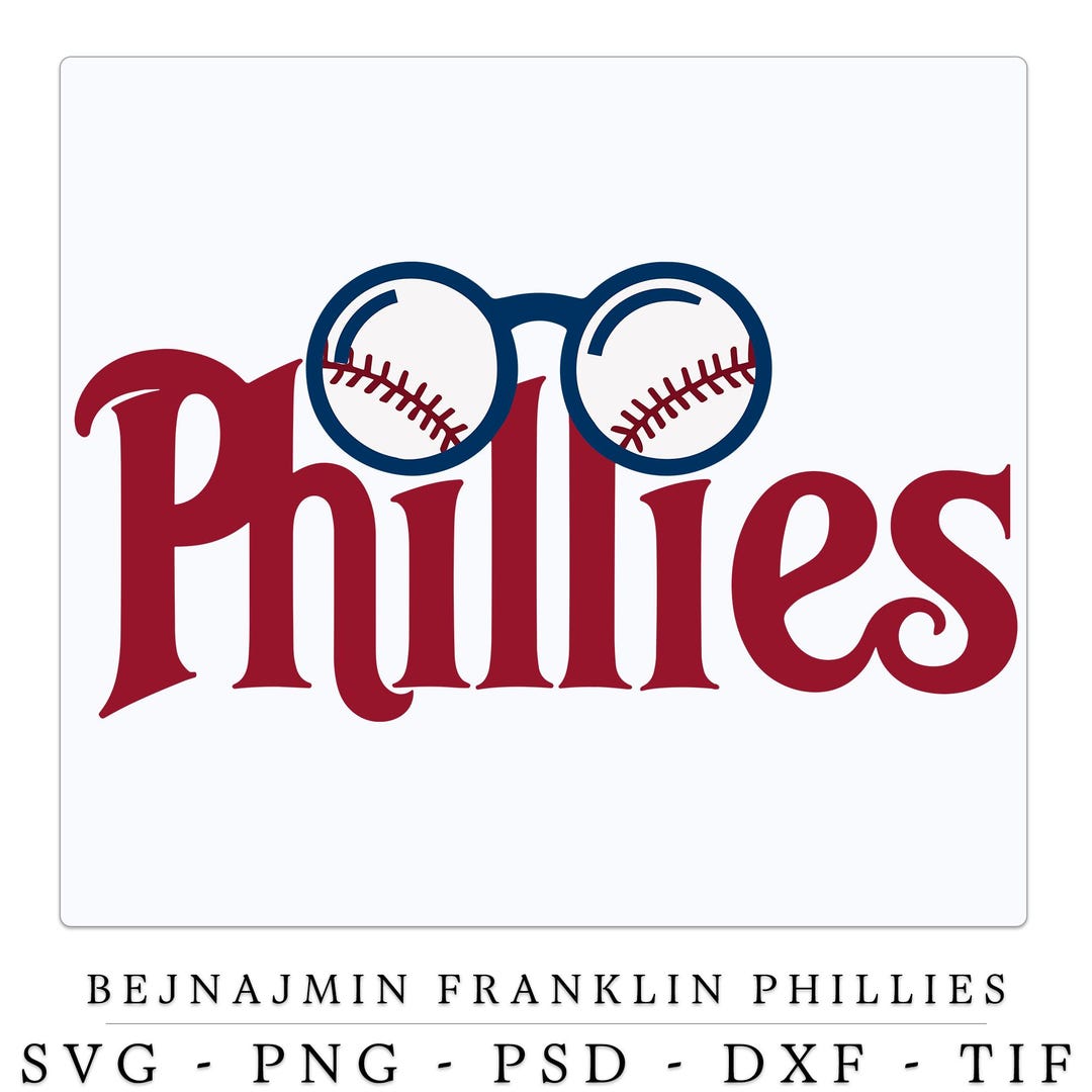 Phillies Baseball T-shirt Graphic Svg Png Dxf – Benjamin Franklin Logo ...