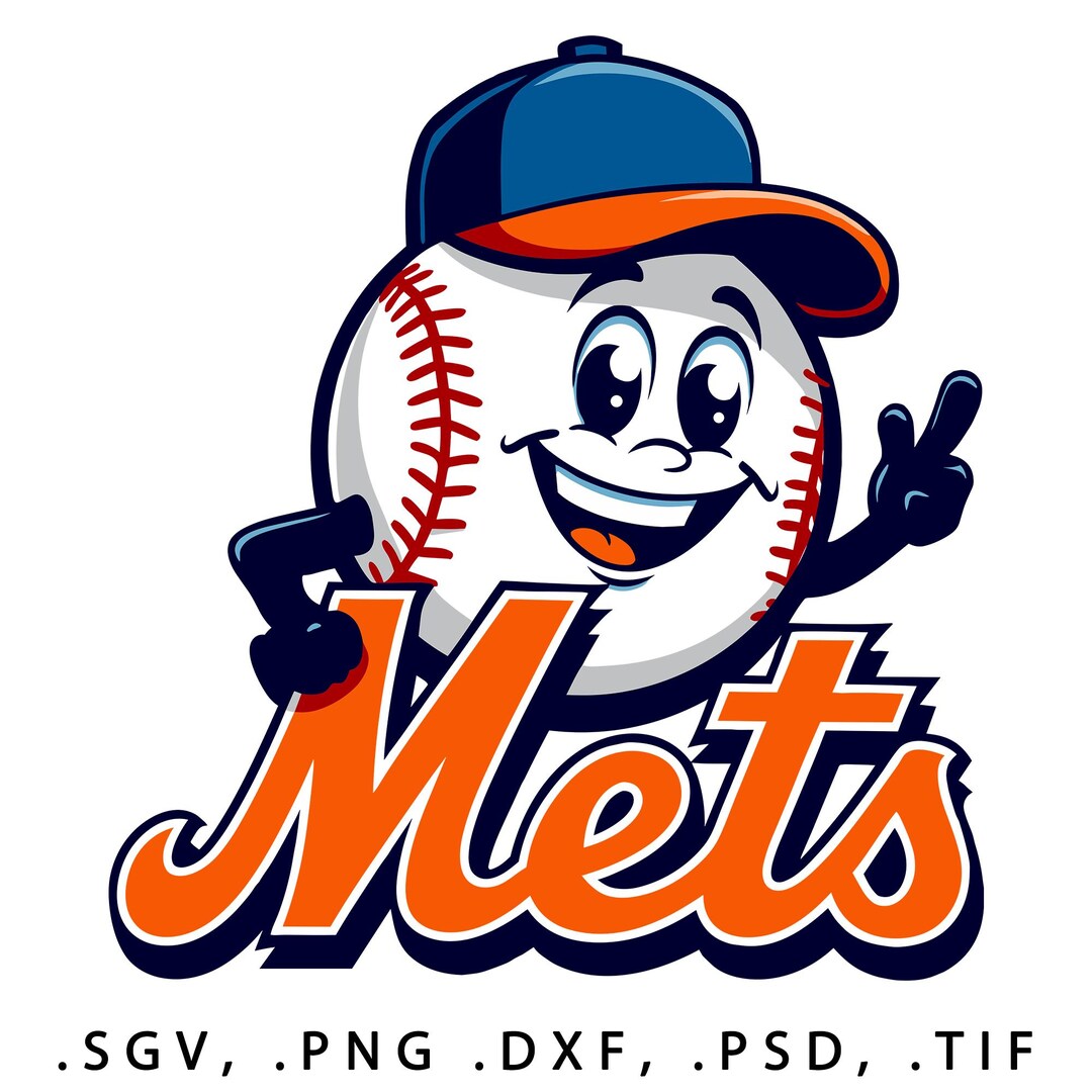 Mets Logo Alternative, Mr. Met, Vector, Svg, Png, Dxf, Psd, Tif Files ...