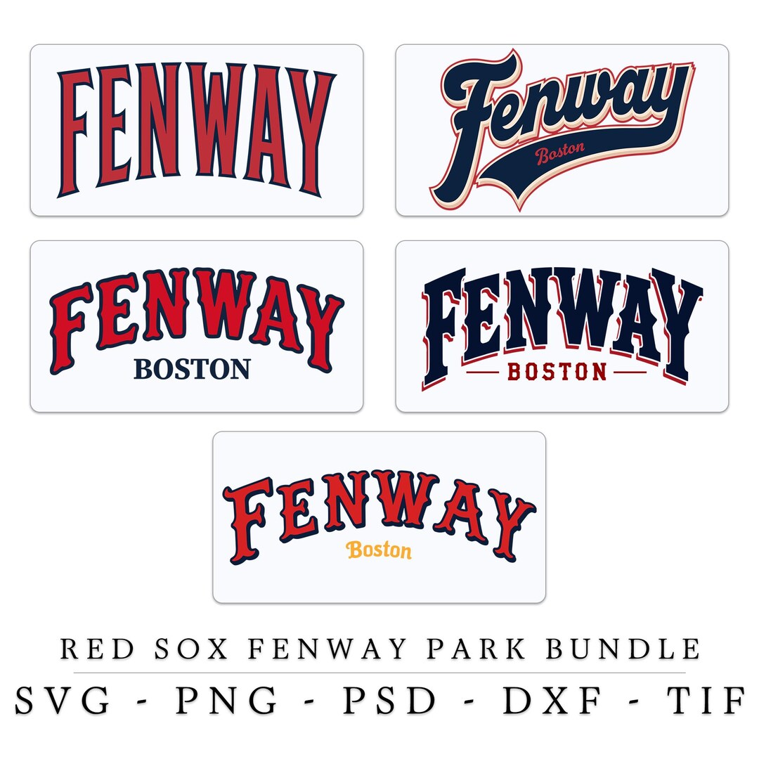Red Sox Fenway Svg Png Dxf T-shirt Graphic – Vintage Baseball Logo Cut ...