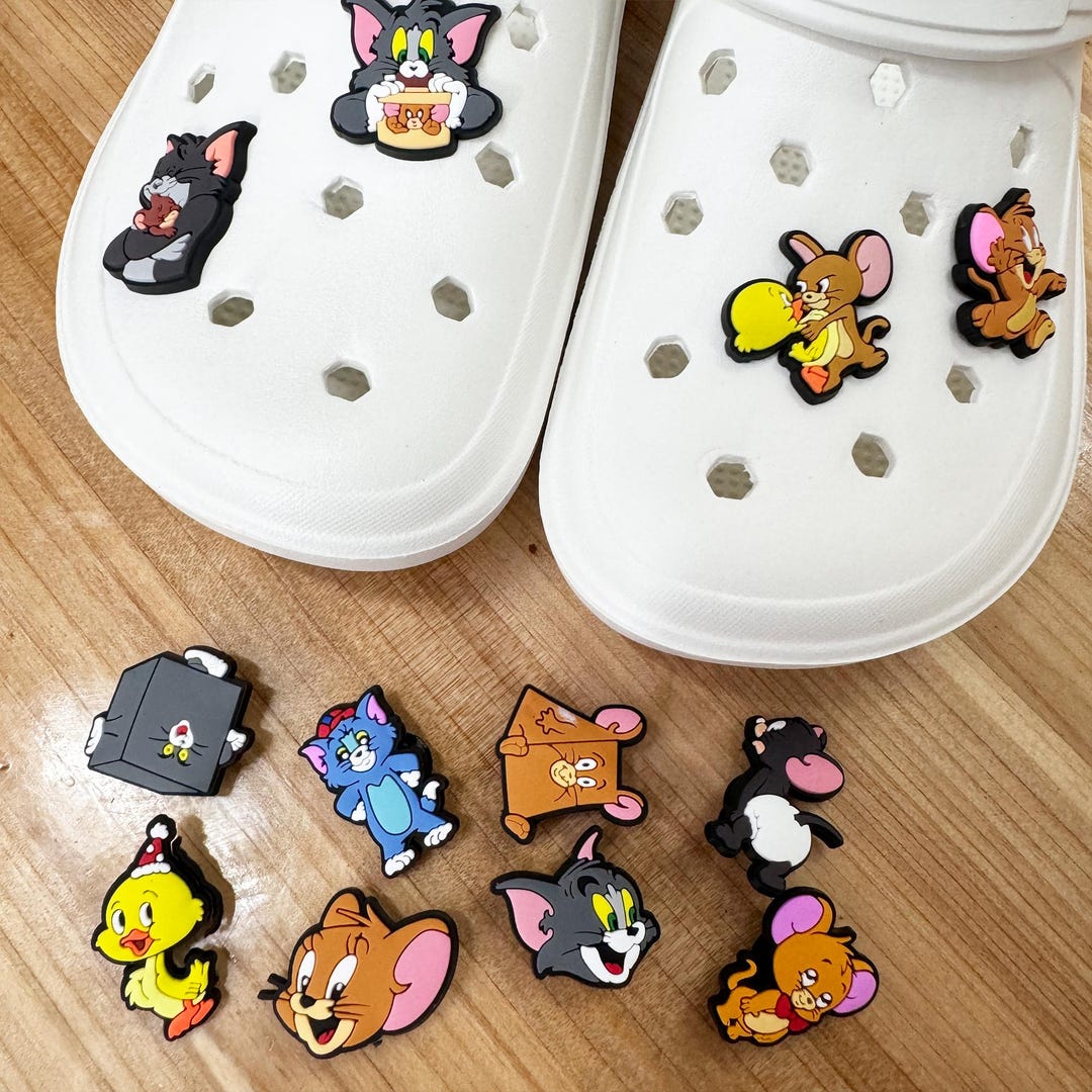 Tom and Jerry Croc Charms,tom and Jerry Inspired Shoe Decorations ...