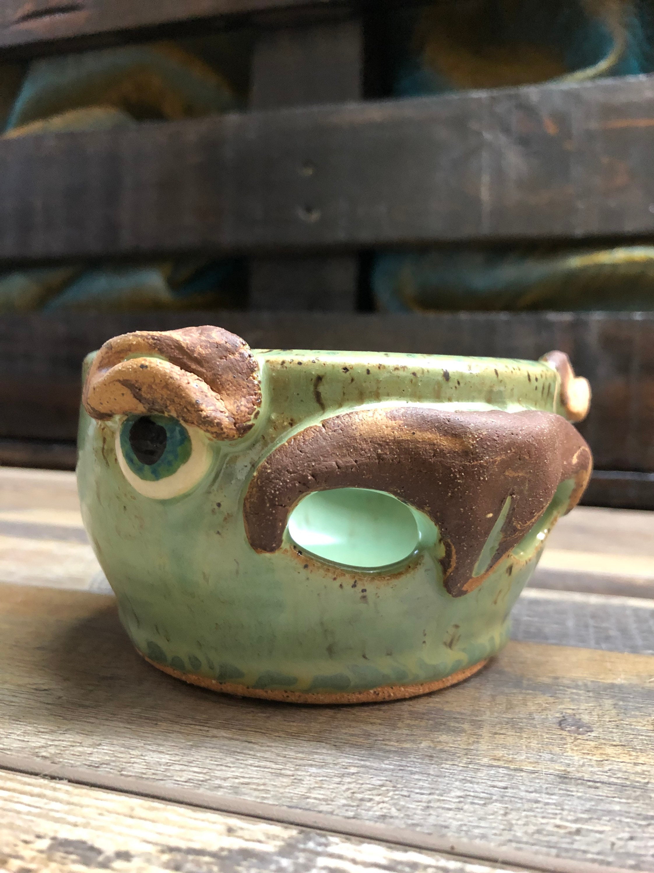 Snot Pot Monster Pottery Egg Separator or Orchid Planter Small - Etsy